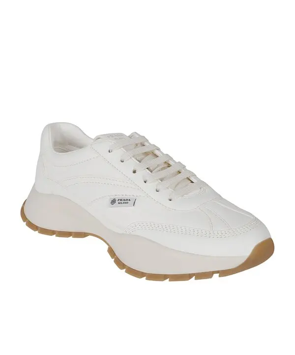 Prada Logo-patch Panelled Sneakers