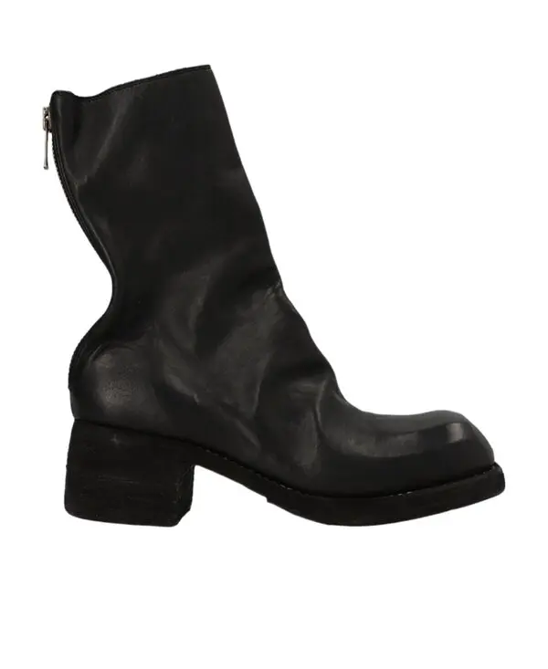 Guidi Square-toed Short Boots