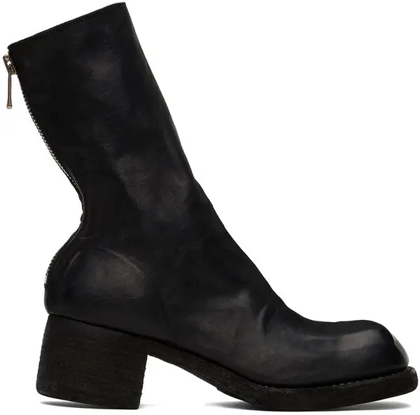 Guidi Square-toed Short Boots