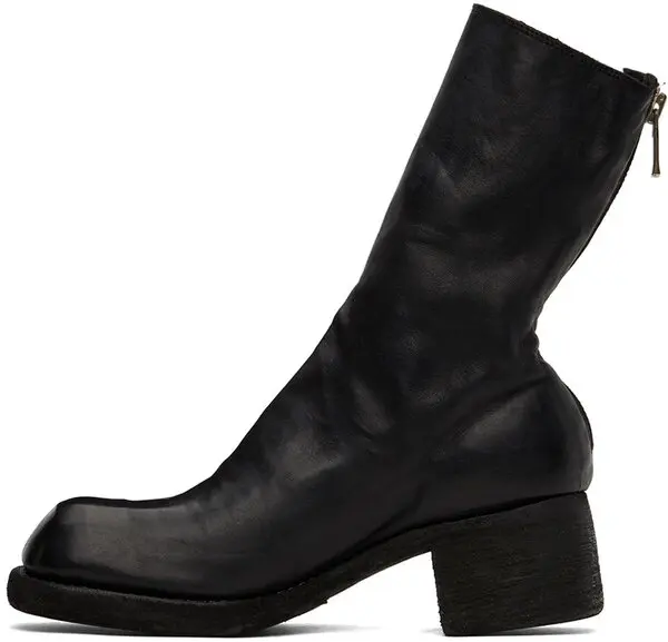 Guidi Square-toed Short Boots