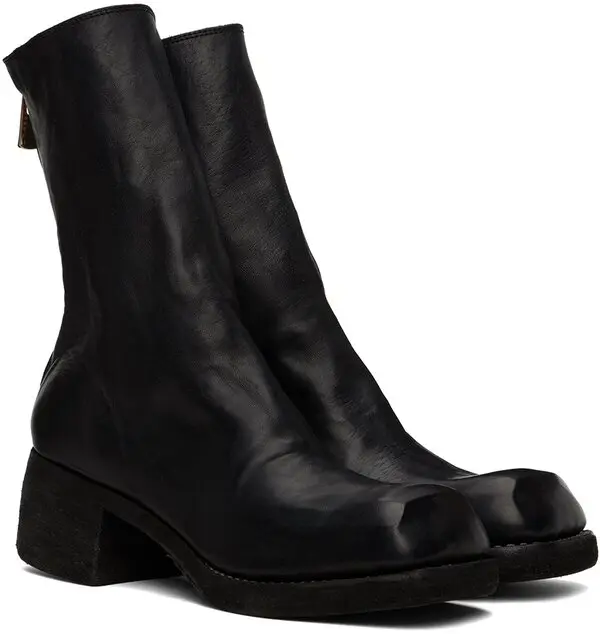 Guidi Square-toed Short Boots