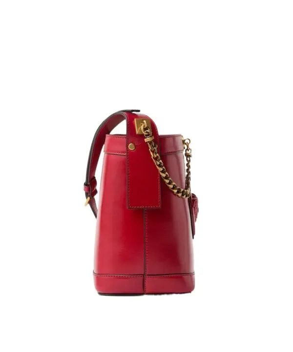Versace Medusa '95 Chain-detail Bucket Bag - Red