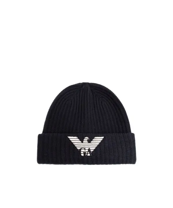 Emporio Armani Ribbed Knit Hat
