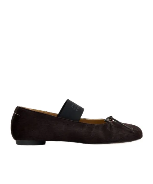 MAISON MARGIELA Round-toe Ballet Flats - Black