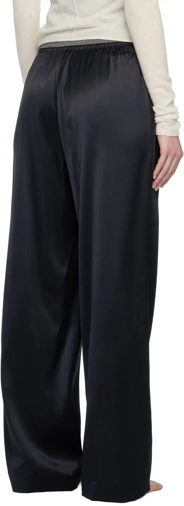 SKIMS Wide-leg Casual Pants - Black