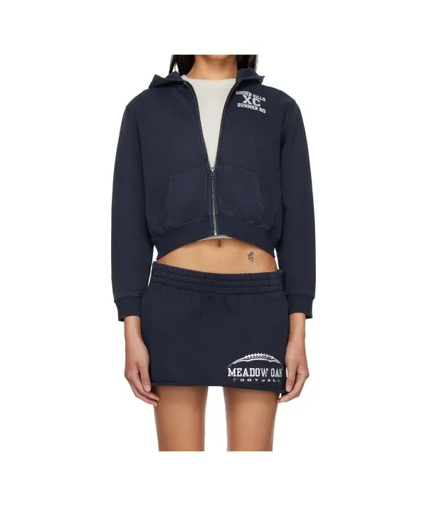 SKIMS Fleece Zip-up Hooded Sweatshirt
