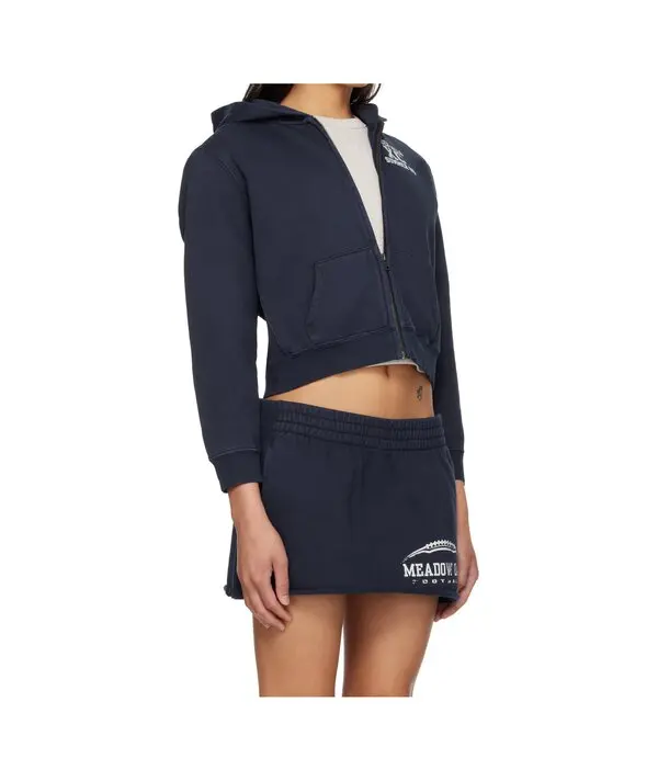 SKIMS Fleece Zip-up Hooded Sweatshirt