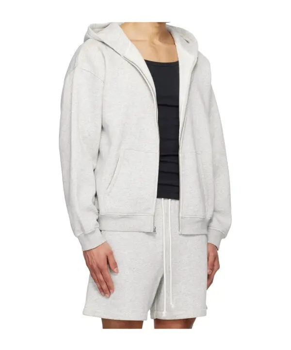 SKIMS Zip Up Hooded Sweatshirt