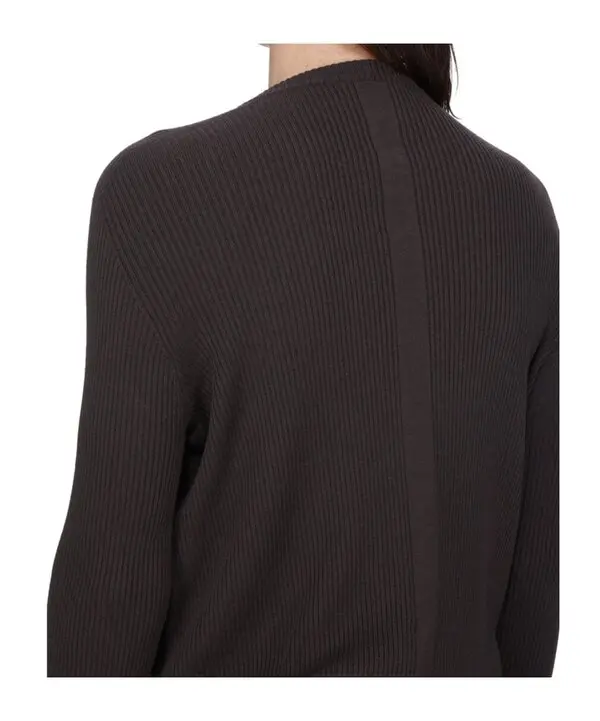 Rick Owens Ribbed Geo Panelled Sweater