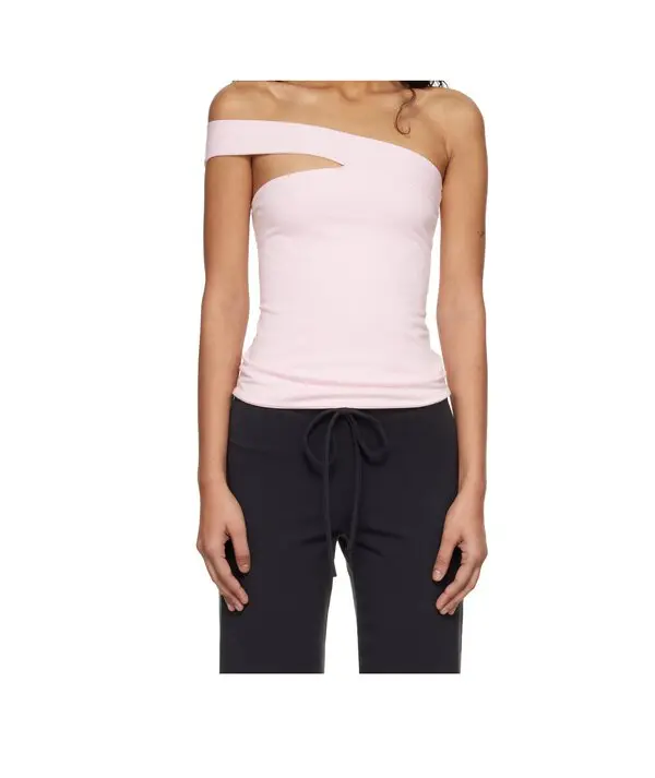 SKIMS One-shoulder Knit Top