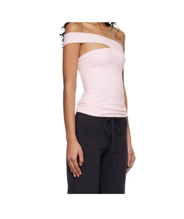 SKIMS One-shoulder Knit Top
