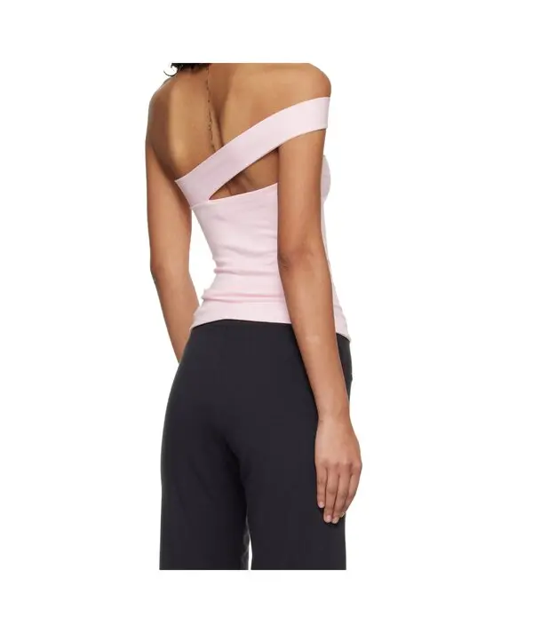 SKIMS One-shoulder Knit Top