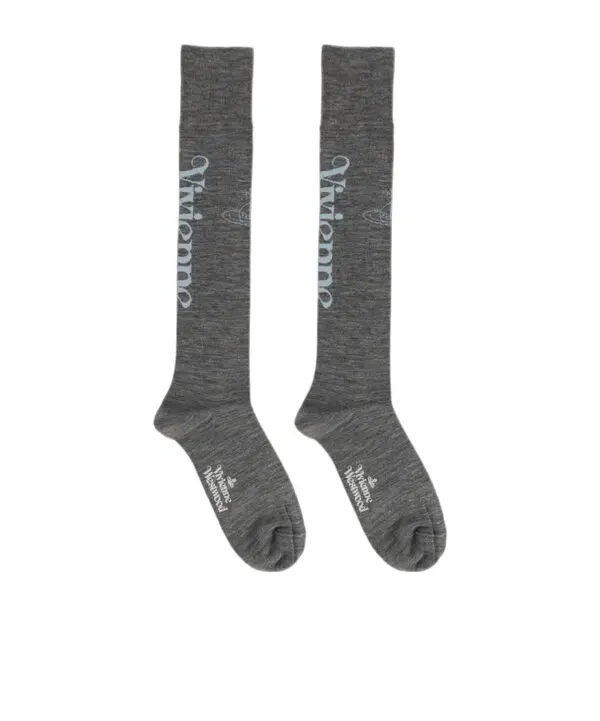 VIVIENNE WESTWOOD Logo Knee-high Socks