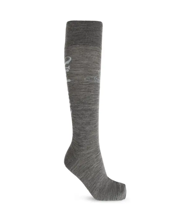 VIVIENNE WESTWOOD Logo Knee-high Socks