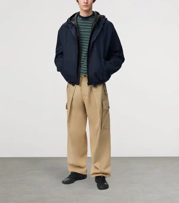 Loewe Layered-neck Hooded Jacket