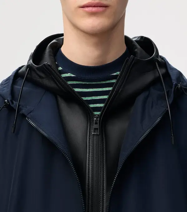 Loewe Layered-neck Hooded Jacket