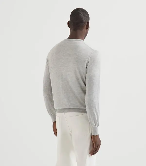 Brunello Cucinelli Cashmere-silk Crew-neck Sweater