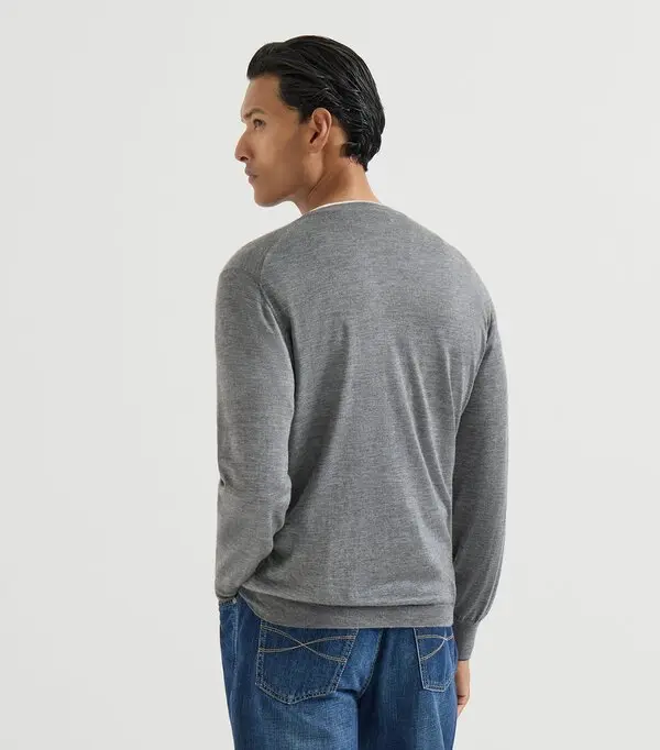 Brunello Cucinelli Cashmere-silk Crew-neck Sweater