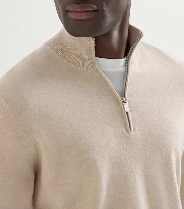 Brunello Cucinelli Cashmere Quarter-zip Sweater