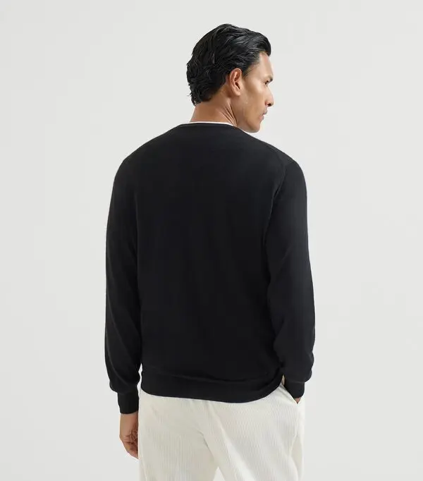 Brunello Cucinelli Cashmere-silk Crew-neck Sweater