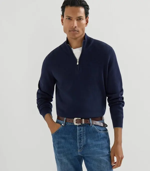 Brunello Cucinelli Cashmere Quarter-zip Sweater