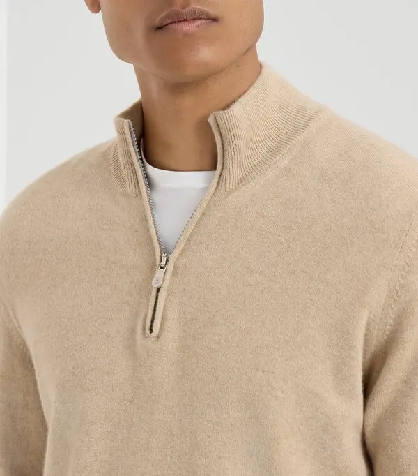 Brunello Cucinelli Cashmere Quarter-zip Sweater