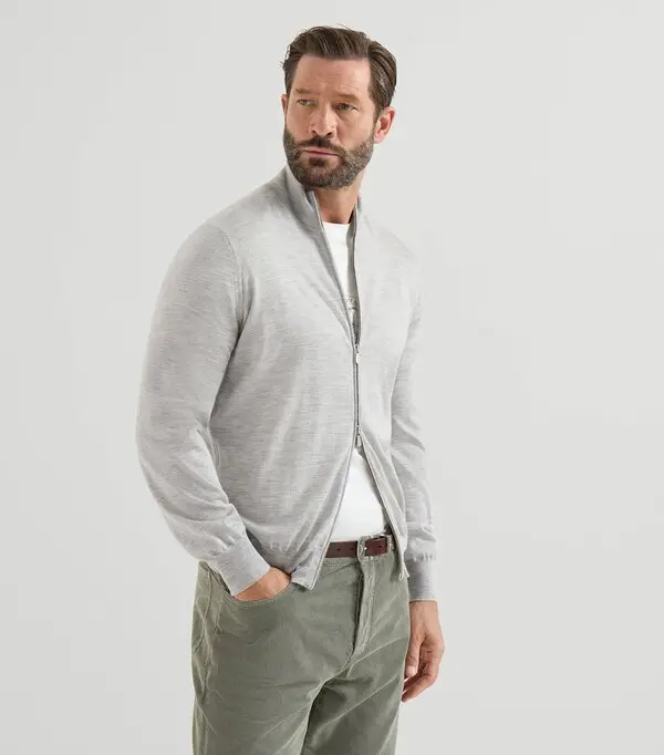 Brunello Cucinelli Two-way Zip Cardigan
