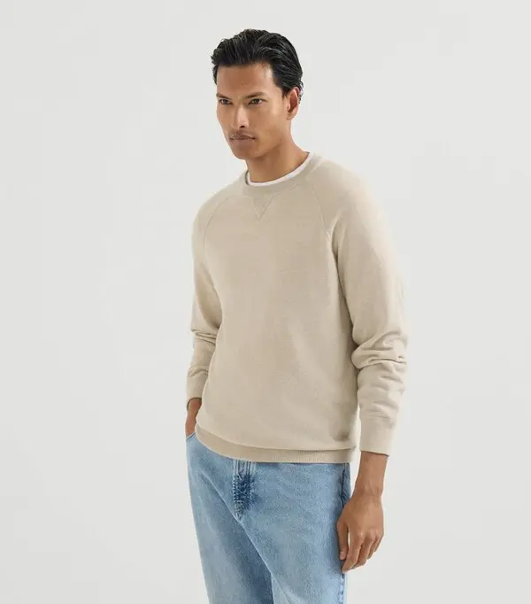 Brunello Cucinelli Cashmere Crew-neck Sweatshirt