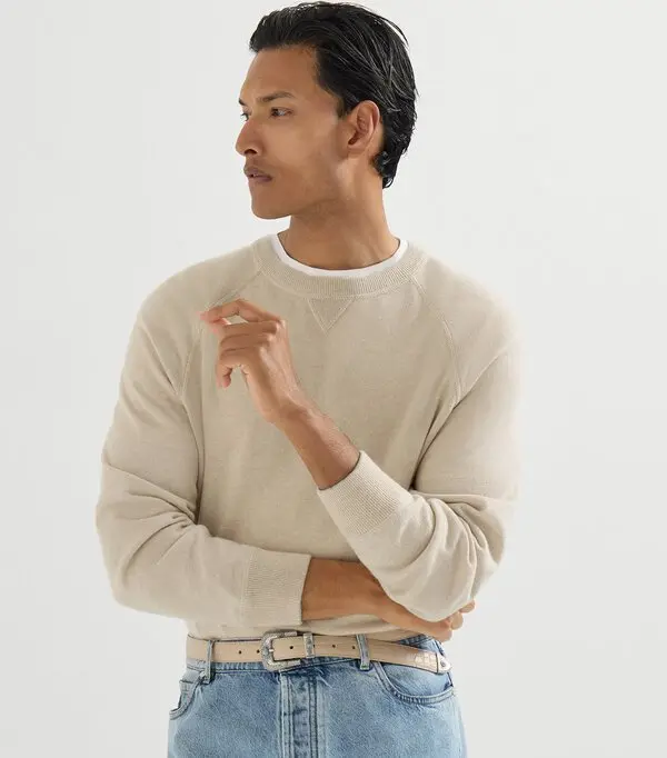 Brunello Cucinelli Cashmere Crew-neck Sweatshirt