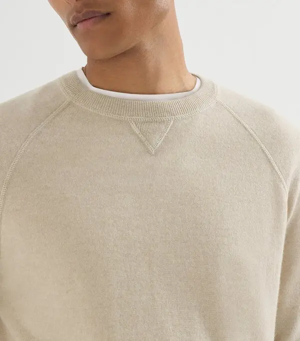 Brunello Cucinelli Cashmere Crew-neck Sweatshirt