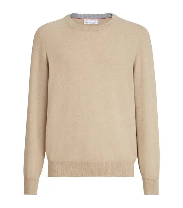 Brunello Cucinelli Cashmere Crew-neck Sweater - Brown