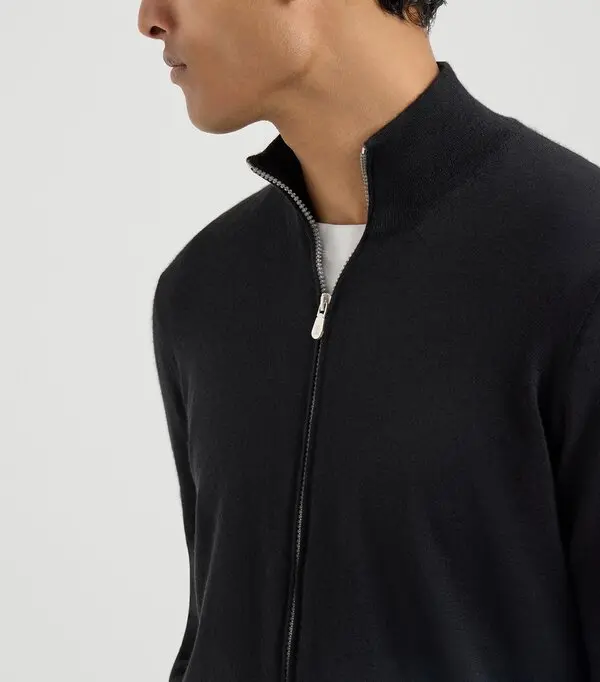 Brunello Cucinelli Cashmere-silk Zip-up Cardigan