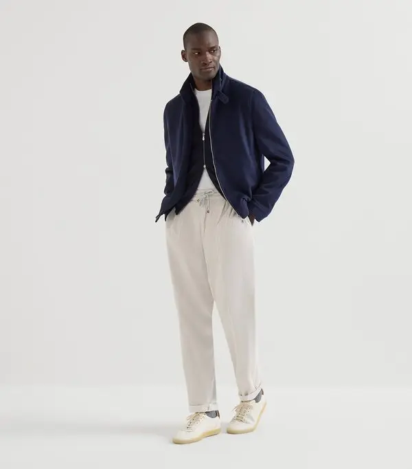Brunello Cucinelli Cashmere-silk Zip-up Cardigan