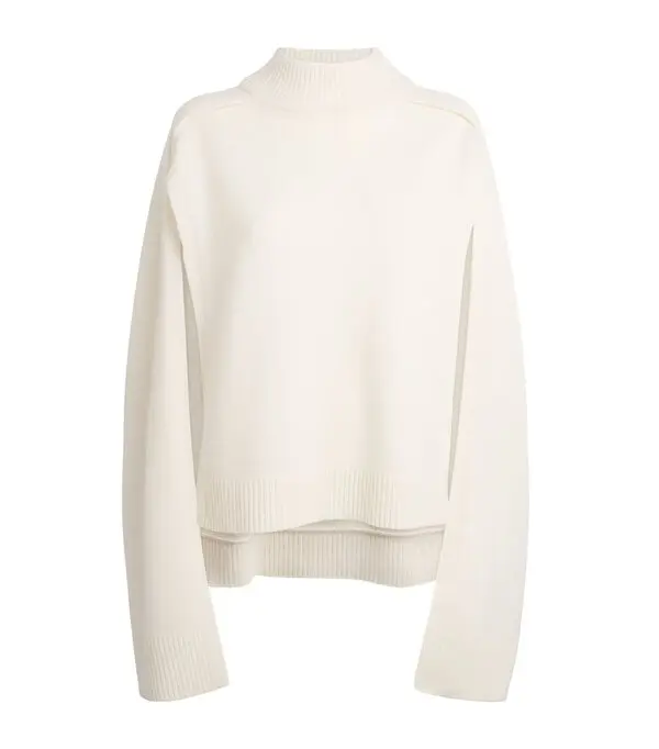 Source Unknown Wool Cape Noa Sweater - Ivory