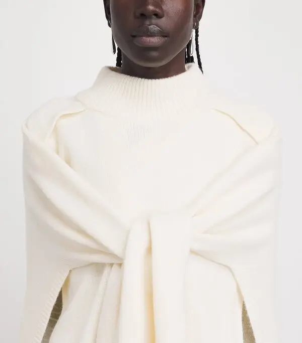 Source Unknown Wool Cape Noa Sweater
