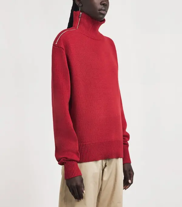 Source Unknown Zip-shoulder Konny Sweater