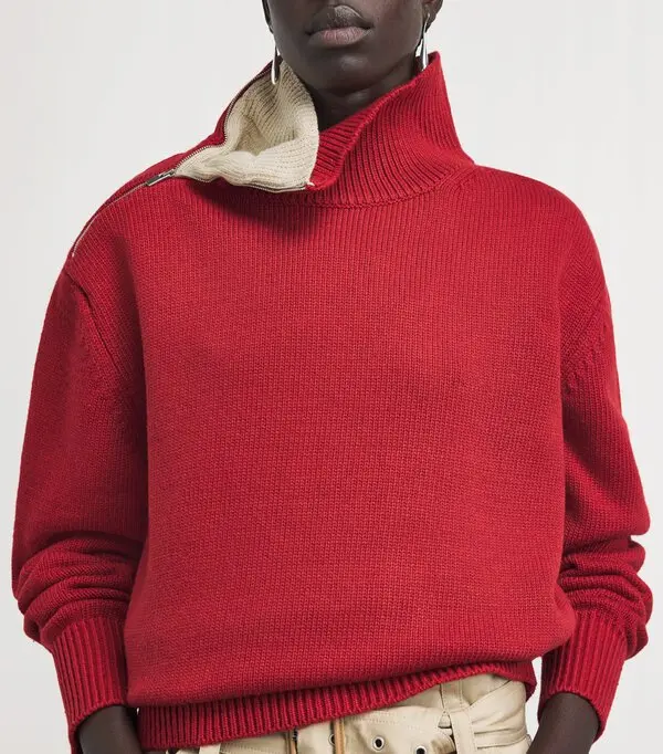 Source Unknown Zip-shoulder Konny Sweater