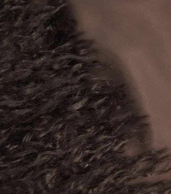Source Unknown Faux Fur Hathi Jacket