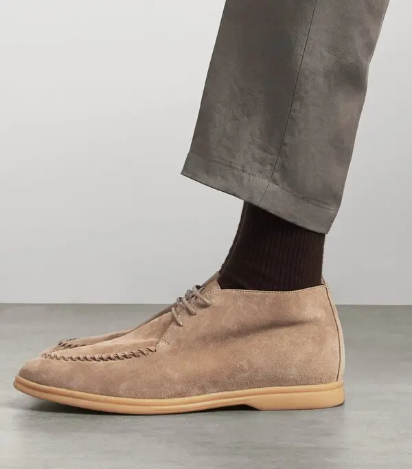 Eleventy Suede Ankle Boots