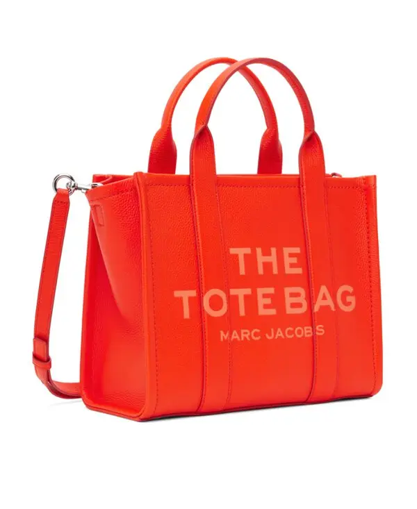 Marc Jacobs Leather Tote Bag - Red