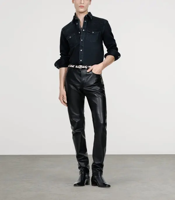 TOM FORD Denim Western Shirt
