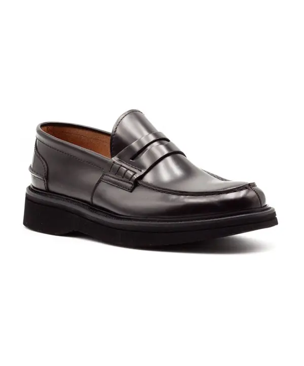 GREEN GEORGE Penny Leather Loafers