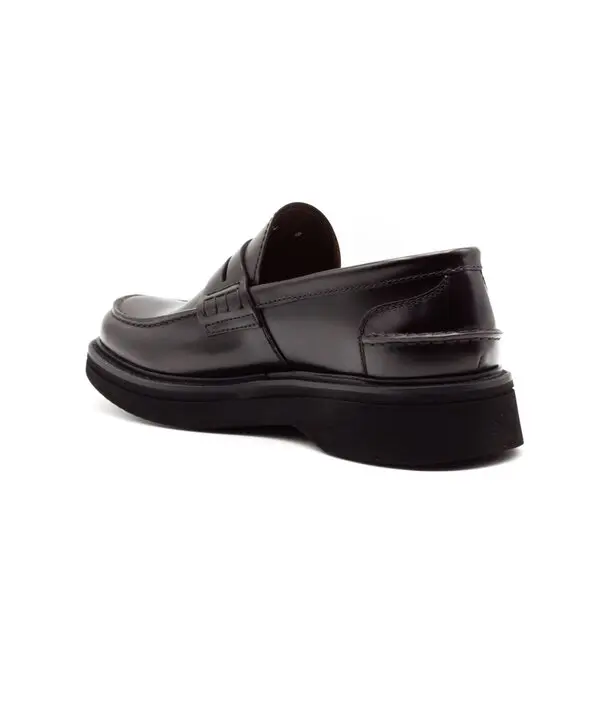 GREEN GEORGE Penny Leather Loafers