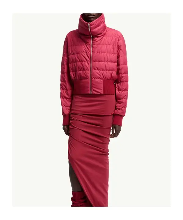 Moncler Cropped Down Jacket