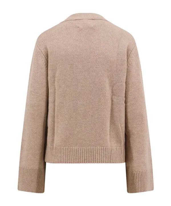 LISA YANG Danni V-neck Cardigan - Beige