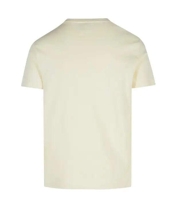 Polo Ralph Lauren Logo Embroidered Crewneck T-shirt - Cream