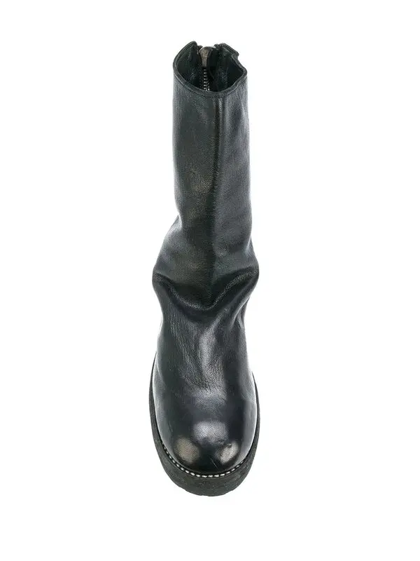 Guidi Leather Rear Zip Boots