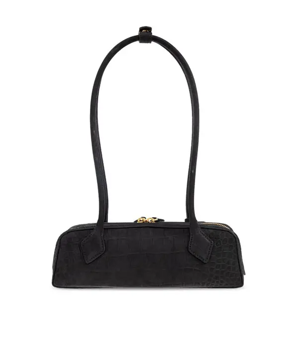 Alaïa Le Teckel Zip-up Shoulder Bag - Black