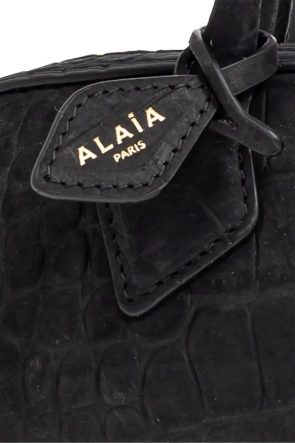 Alaïa Le Teckel Zip-up Shoulder Bag - Black