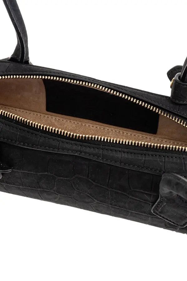 Alaïa Le Teckel Zip-up Shoulder Bag - Black